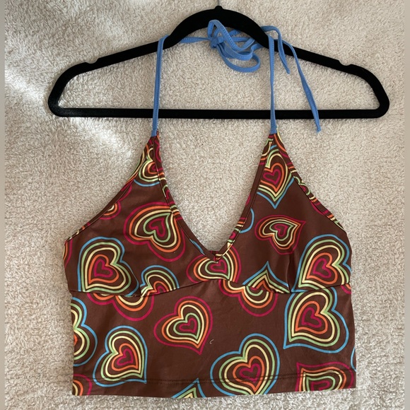 Tops | Groovy Heart Tank | Poshmark